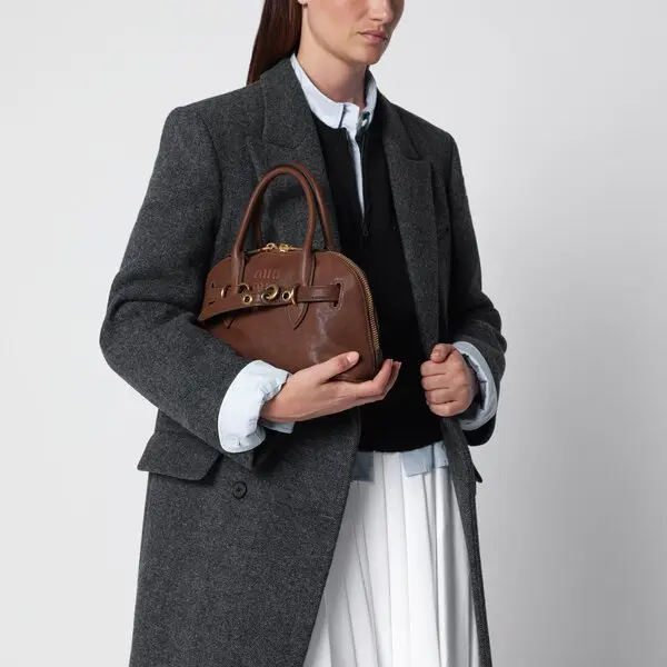 Miu Miu Small Aventurire Nappa Leather Bag