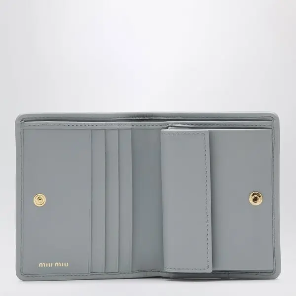 Miu Miu Pearl Matelassé Nappa Leather Wallet