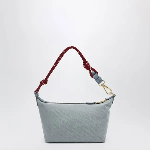 Miu Miu Gabardine Pouch With Embroidered Logo