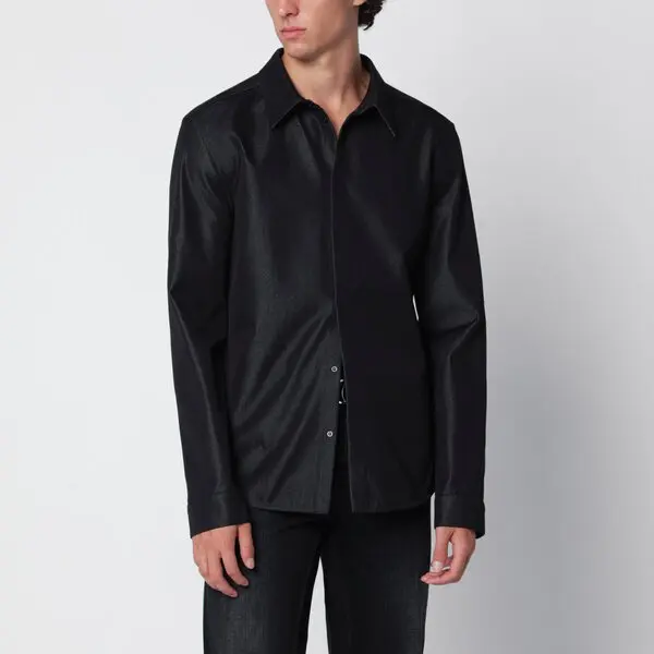 Gucci Silk And Cotton Shirt - Black
