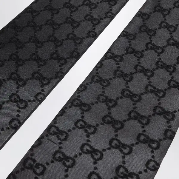 Gucci Gg Patterned Stretch Nylon Tights