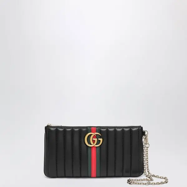 Gucci Gg Marmont Matelassé Leather Pouch