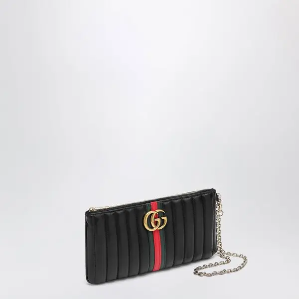 Gucci Gg Marmont Matelassé Leather Pouch
