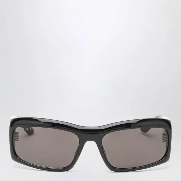 Gucci Rectangular Acetate Sunglasses - Black
