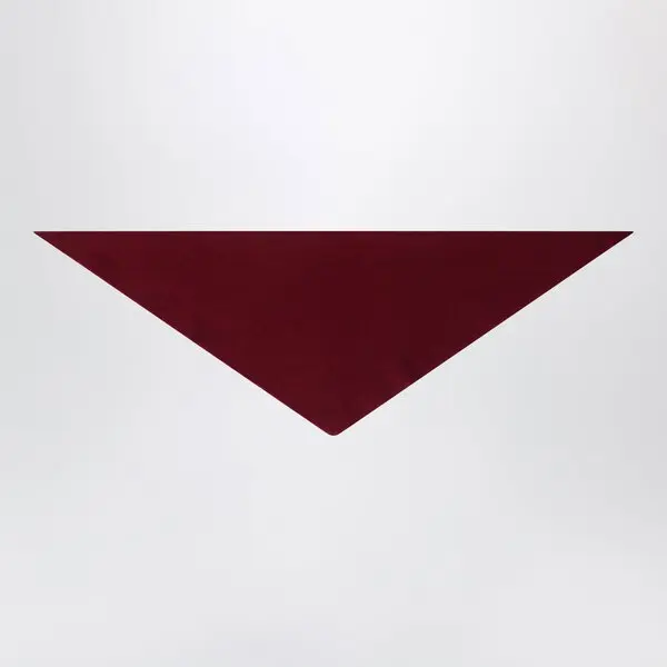 LE BONNET Bandana In Wool And Caregora In Wine