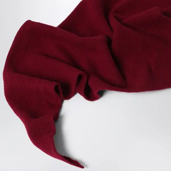 LE BONNET Bandana In Wool And Caregora In Wine