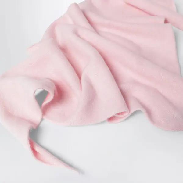 LE BONNET Bandana In Wool And Caregora In Blush