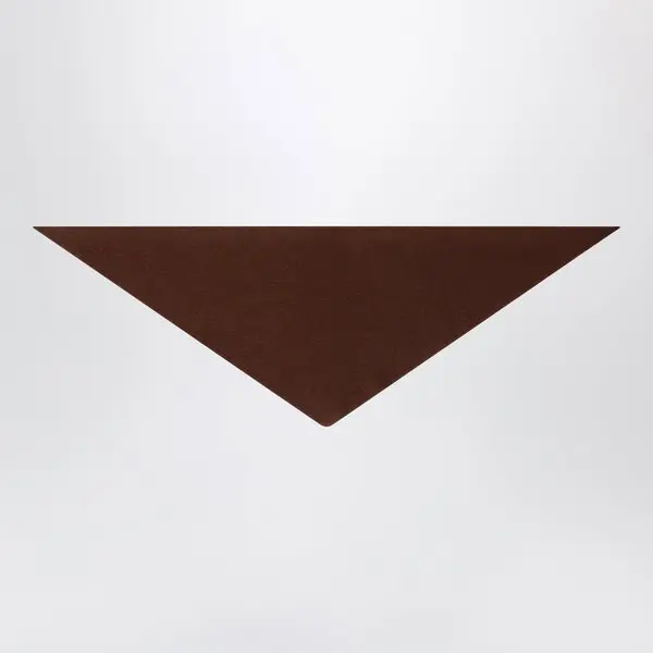 LE BONNET Bandana In Wool And Caregora In Walnut