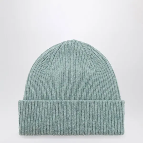 LE BONNET Beanie In Wool And Caregora In Basil