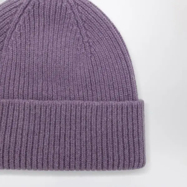 LE BONNET Beanie In Wool And Caregora In Lavender