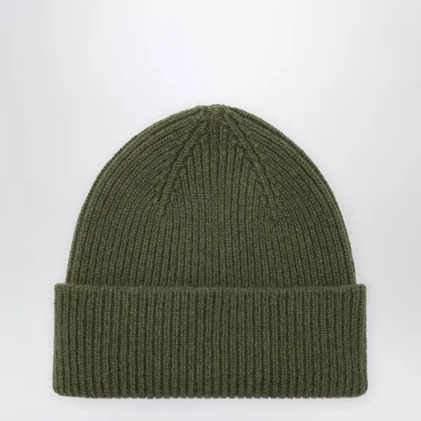 LE BONNET Beanie In Wool And Caregora In Jungle - Green