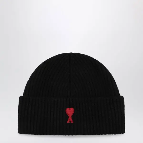 AMI Paris De Coeur Wool Beanie