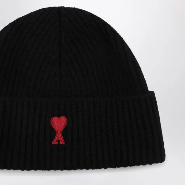 AMI Paris De Coeur Wool Beanie