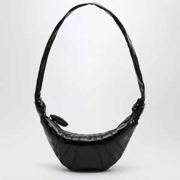 LEMAIRE Small Croissant Bag In Coated Cotton