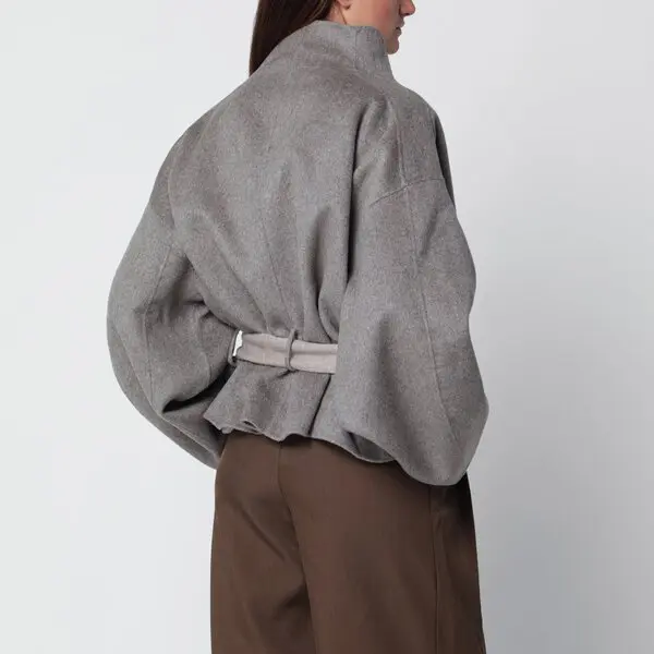 THE FRANKIE SHOP Onelle Short Wool-blend Coat