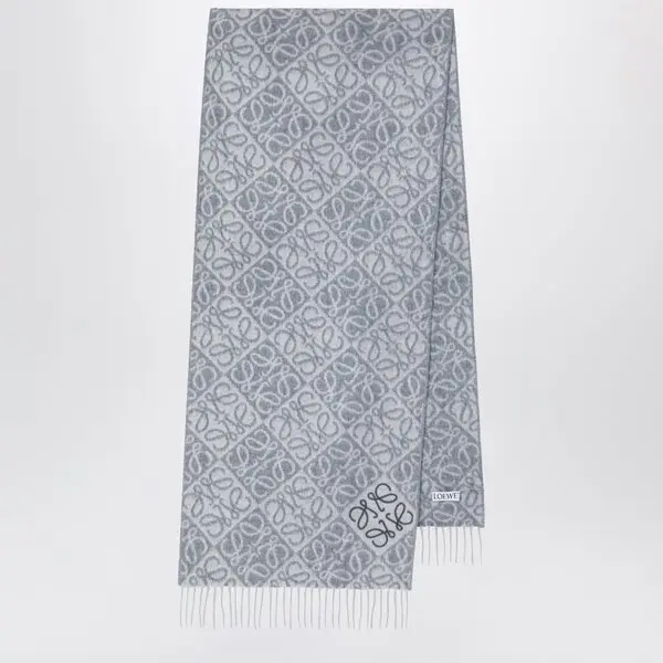 Loewe Anagram Wool And Cashmere Scarf