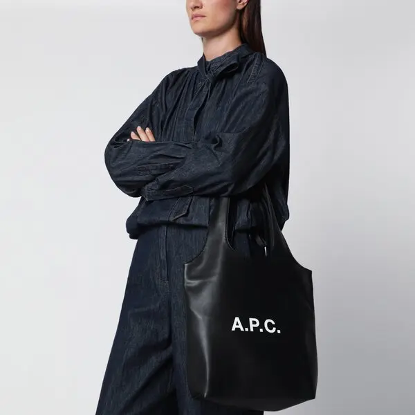 A.p.c. Small Ninon Tote Bag - Black