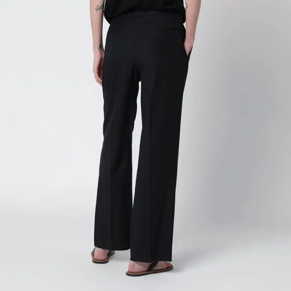 Loulou De Saison Pleated Wide-leg Wool Blend Trousers