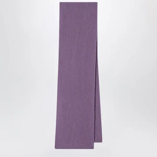 LE BONNET Scarf In Wool And Caregora In Lavender - Purple