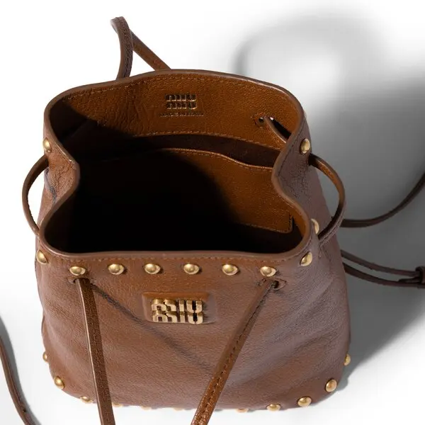 Miu Miu Studded Leather Pouch