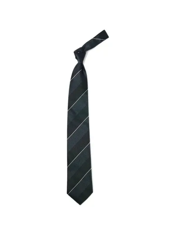 Junya Watanabe Striped Jacquard-knit Tie
