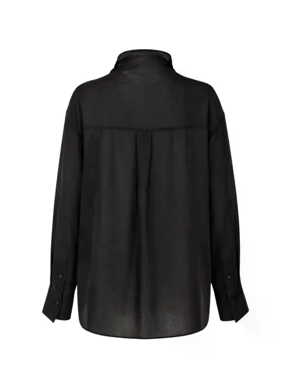CLUB21 COLLECTION Reese Sheer Button-up Blouse