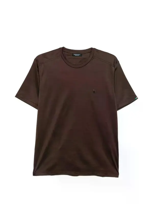 Stefano Ricci Logo-plaque Crew-neck T-shirt
