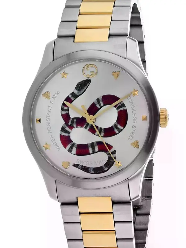 Gucci G-timeless Watch With Snake Motif