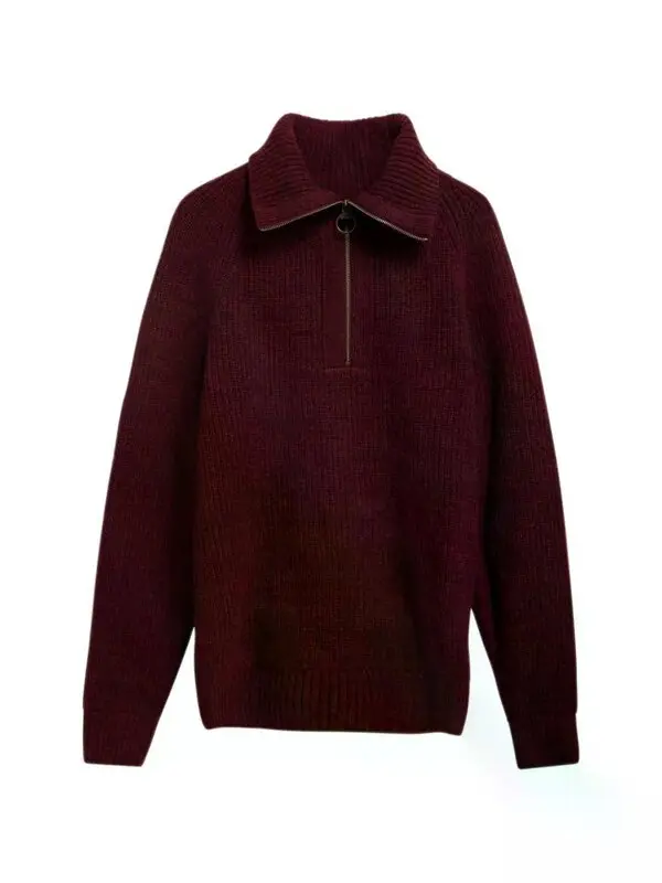 Barbour Riggbay Wool Half-zip Sweater