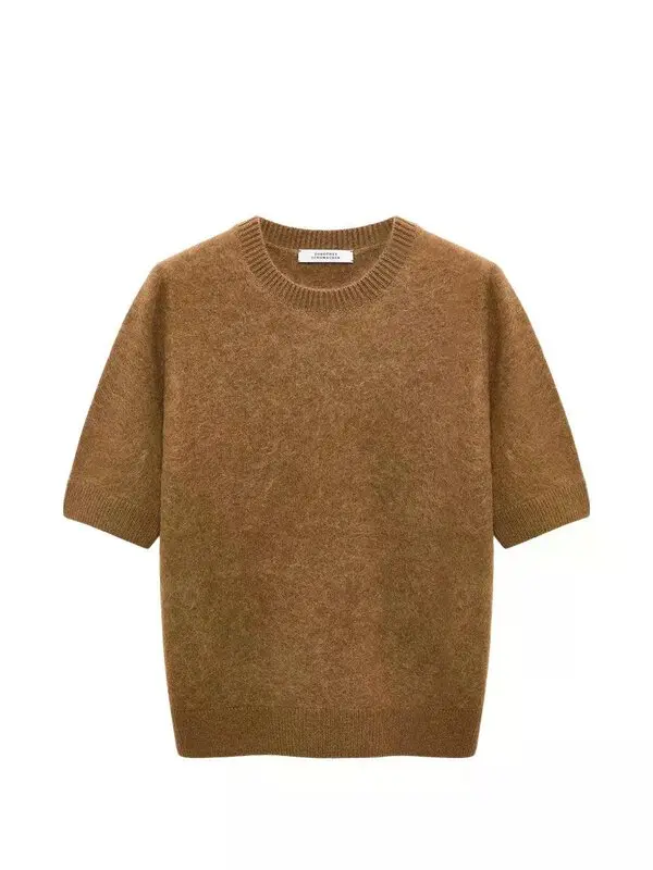 Dorothee Schumacher Fluffy Statements Short-sleeve Top - Brown