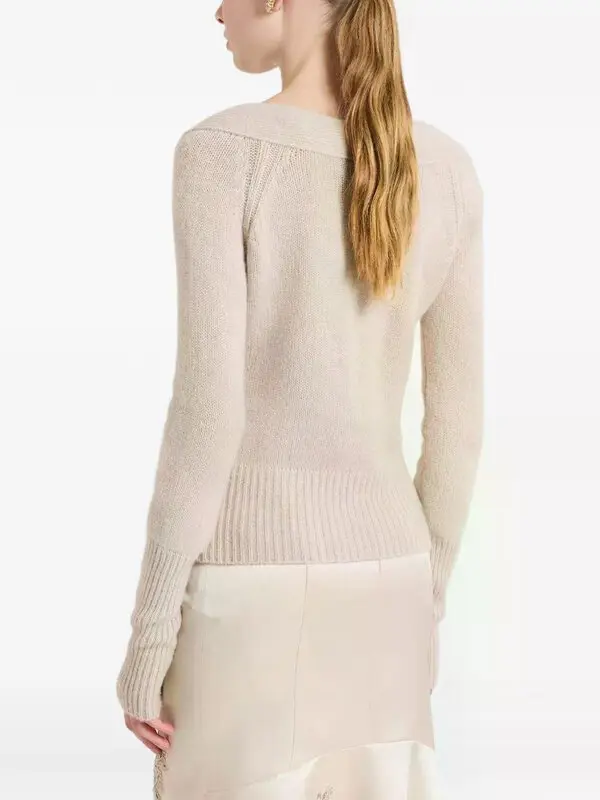 Ermanno Scervino Off-shoulder Bow Detail Sweater