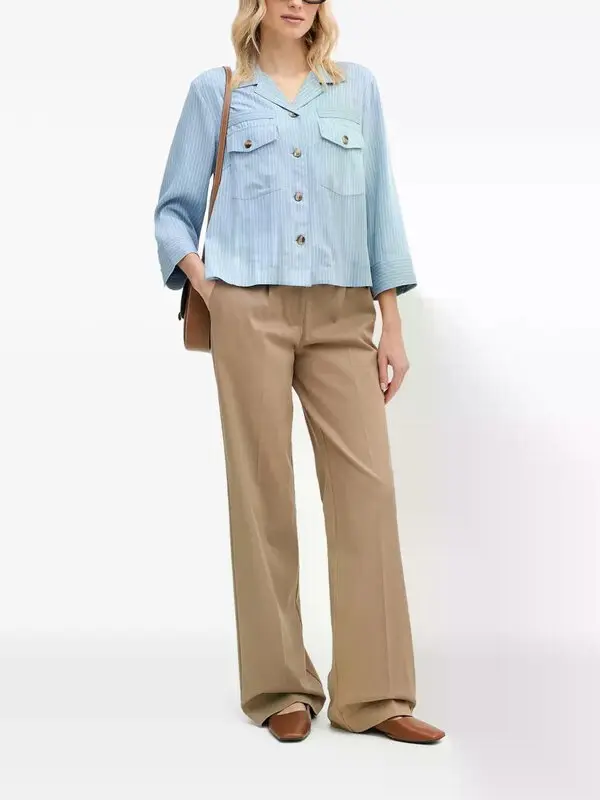 MOS MOSH Pinstripe Pocket Shirt