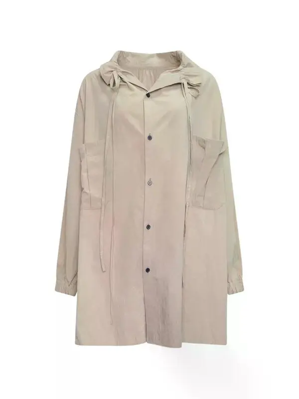 Y’s Name Drawstring-collar Oversized Shirt