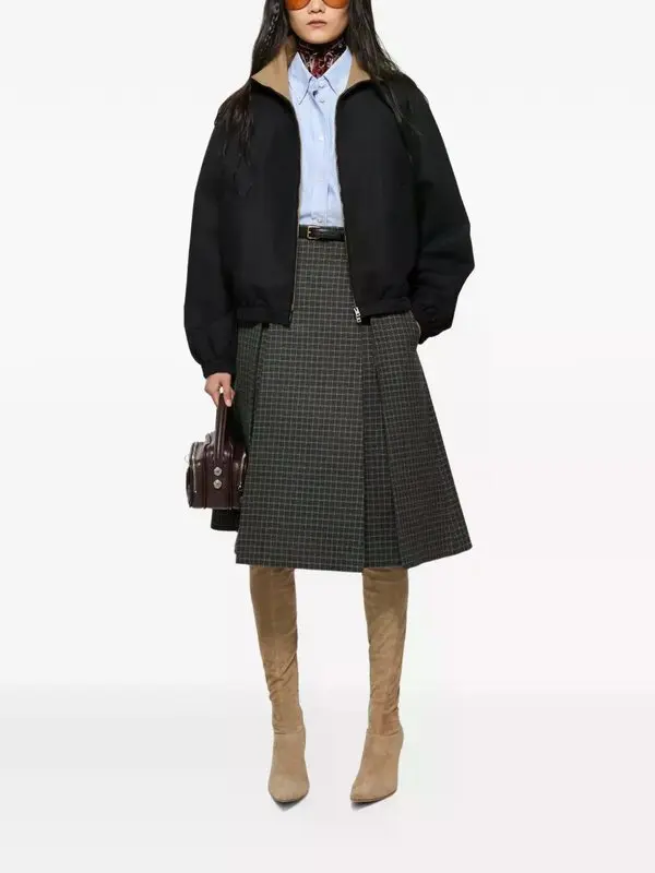 Acne Studios Embroidered-logo Zip-up Jacket