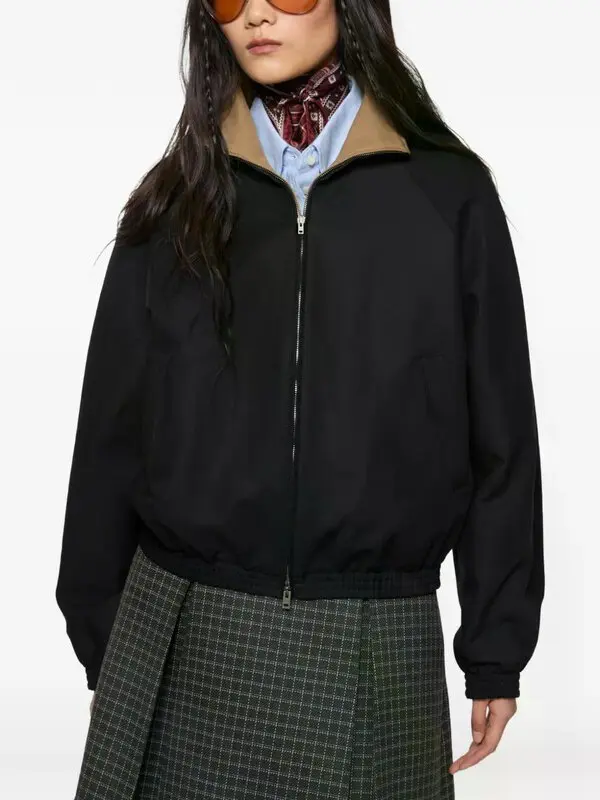 Acne Studios Embroidered-logo Zip-up Jacket