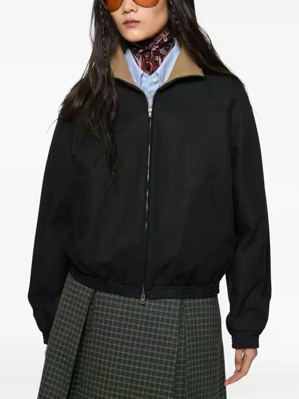 Acne Studios Embroidered Logo Zip-up Jacket