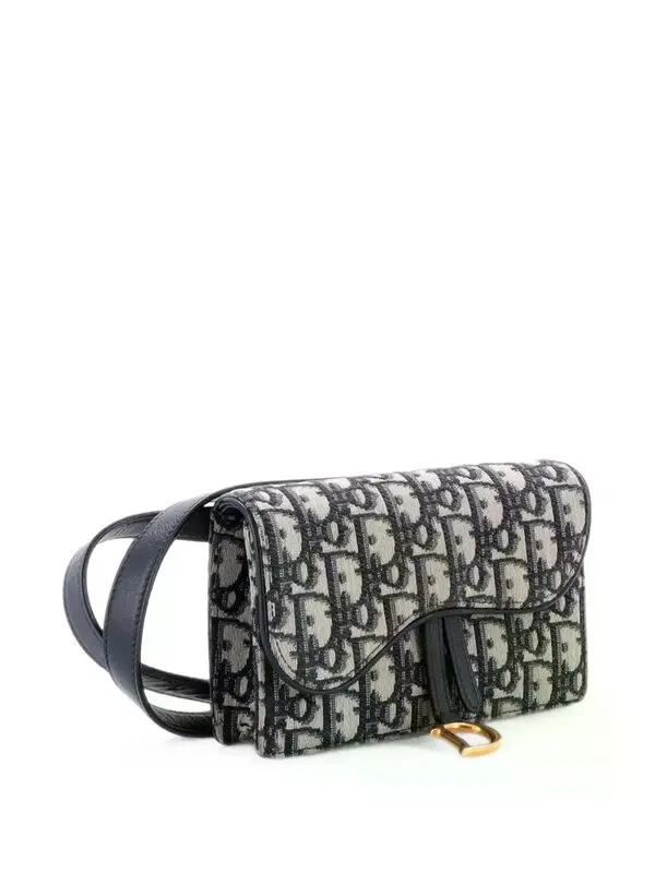 Dior Saddle Rectangular Oblique Canvas Belt Bag