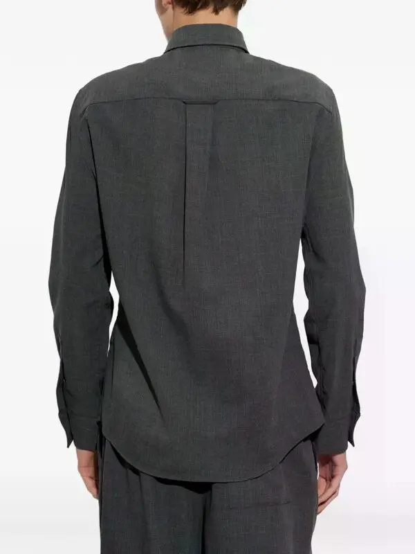 AMI Paris Flap-pocket Wool Shirt