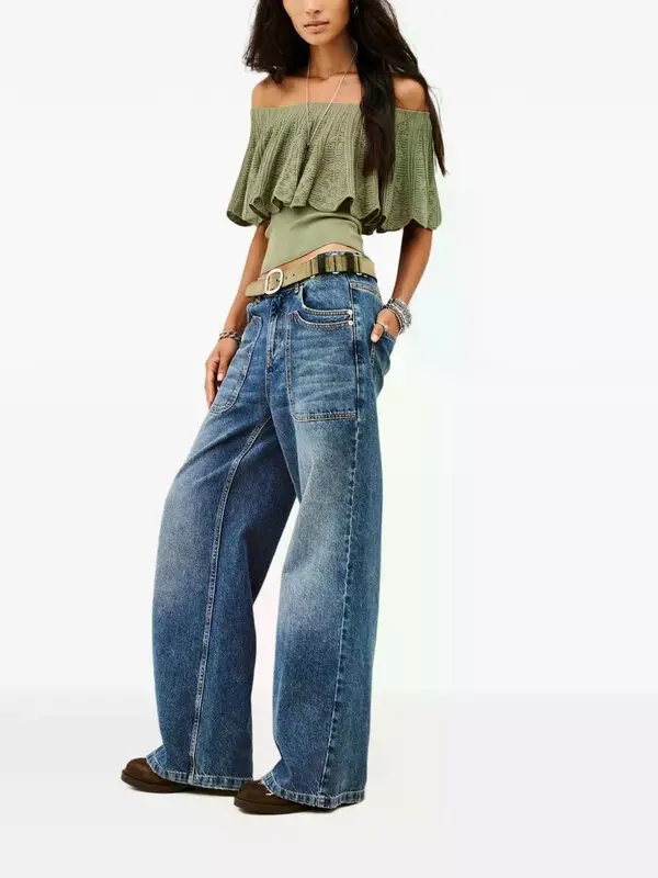 Ba&sh Salda Off-shoulder Knit Top