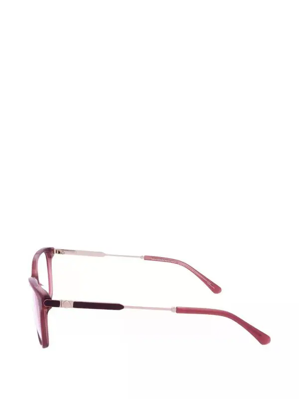 Kate Spade New York Logo-plaque Square-frame Eyeglasses - Pink