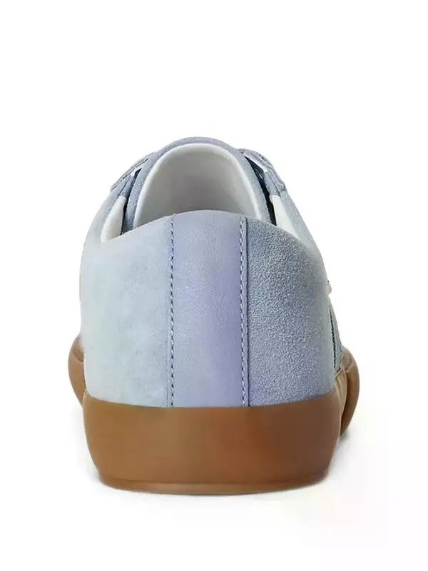 Ralph Lauren Janson Ii Logo-plaque Suede Sneakers