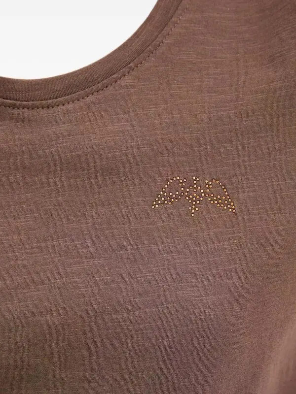 MOS MOSH Safina Cotton T-shirt With Stud Embellishment