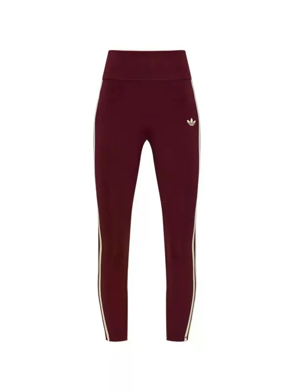 Adidas Originals Sport Superstar Logo-print Leggings - Red