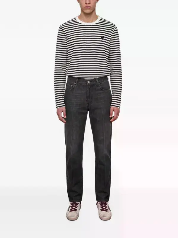 BRIGLIA 1949 Faded Pressed-crease Jeans