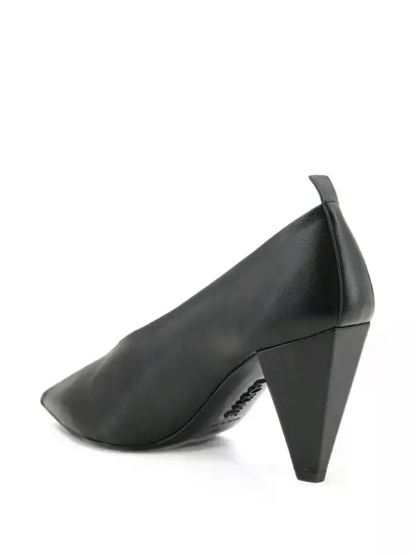 Loewe Origami Cubic Leather Pumps