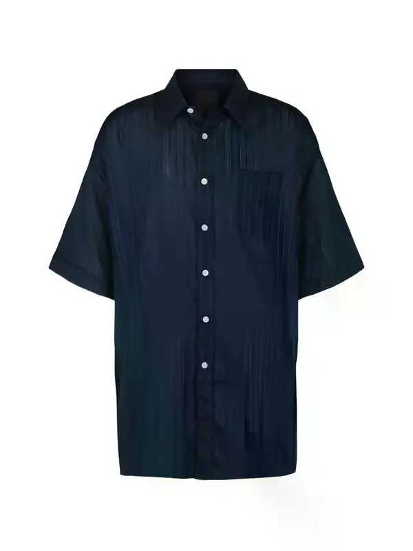 Givenchy Striped Short-sleeve Shirt