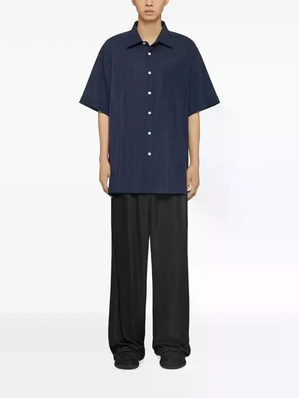 Givenchy Striped Short-sleeve Shirt