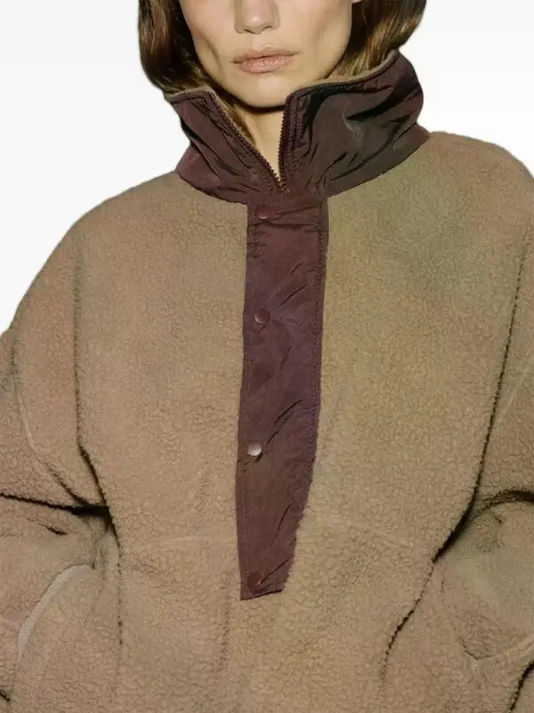 ENTIRE STUDIOS Fleece Panelled High Neck Sweatshirt