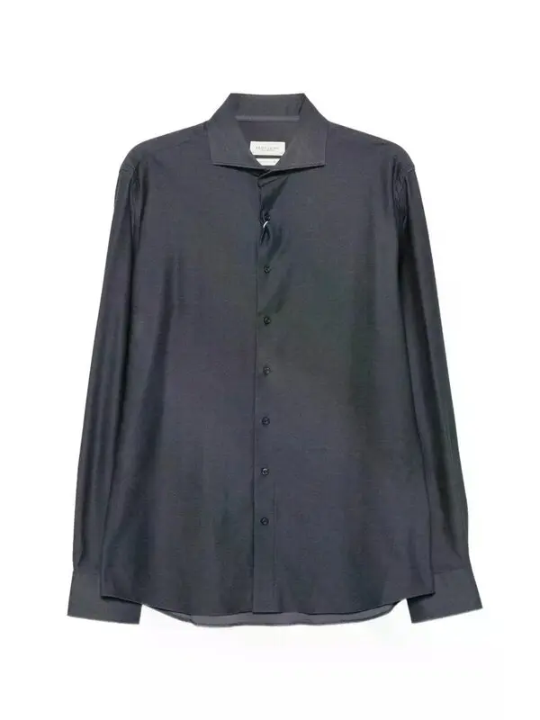 PROFUOMO Spread-collar Button-down Shirt