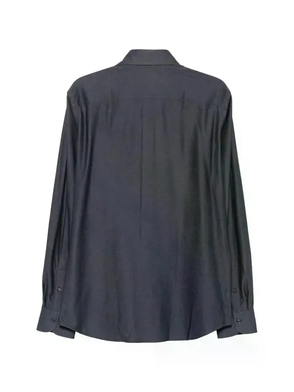 PROFUOMO Spread-collar Button-down Shirt